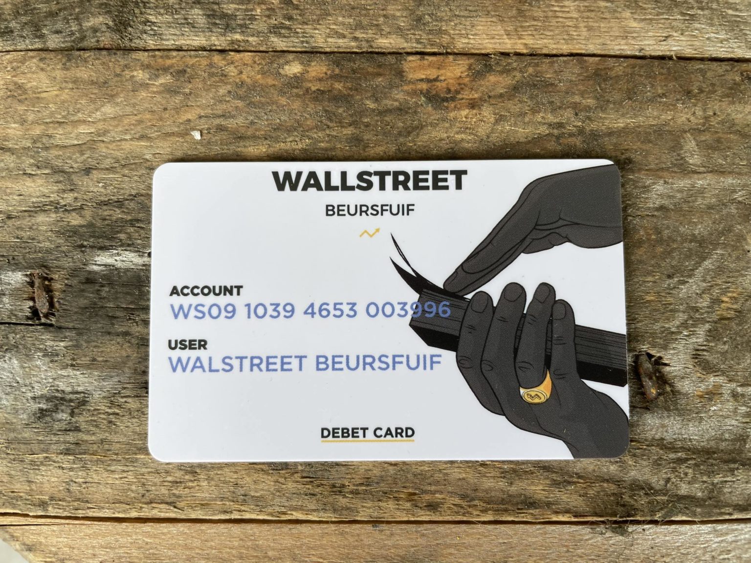 Bankkaart – Wallstreet Beursfuif